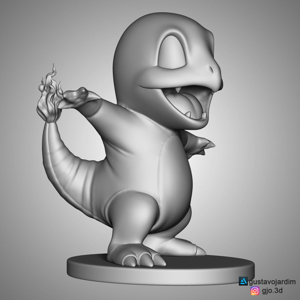Charmander for 3D Print 3D model 3D printable | CGTrader