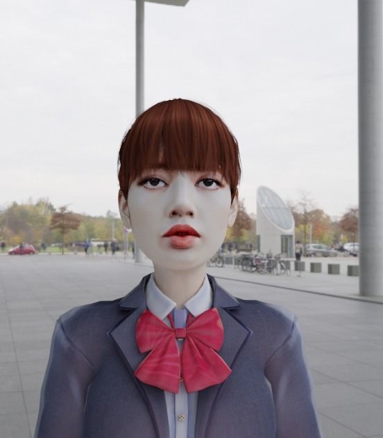 Blackpink Lisa 3D model rigged | CGTrader