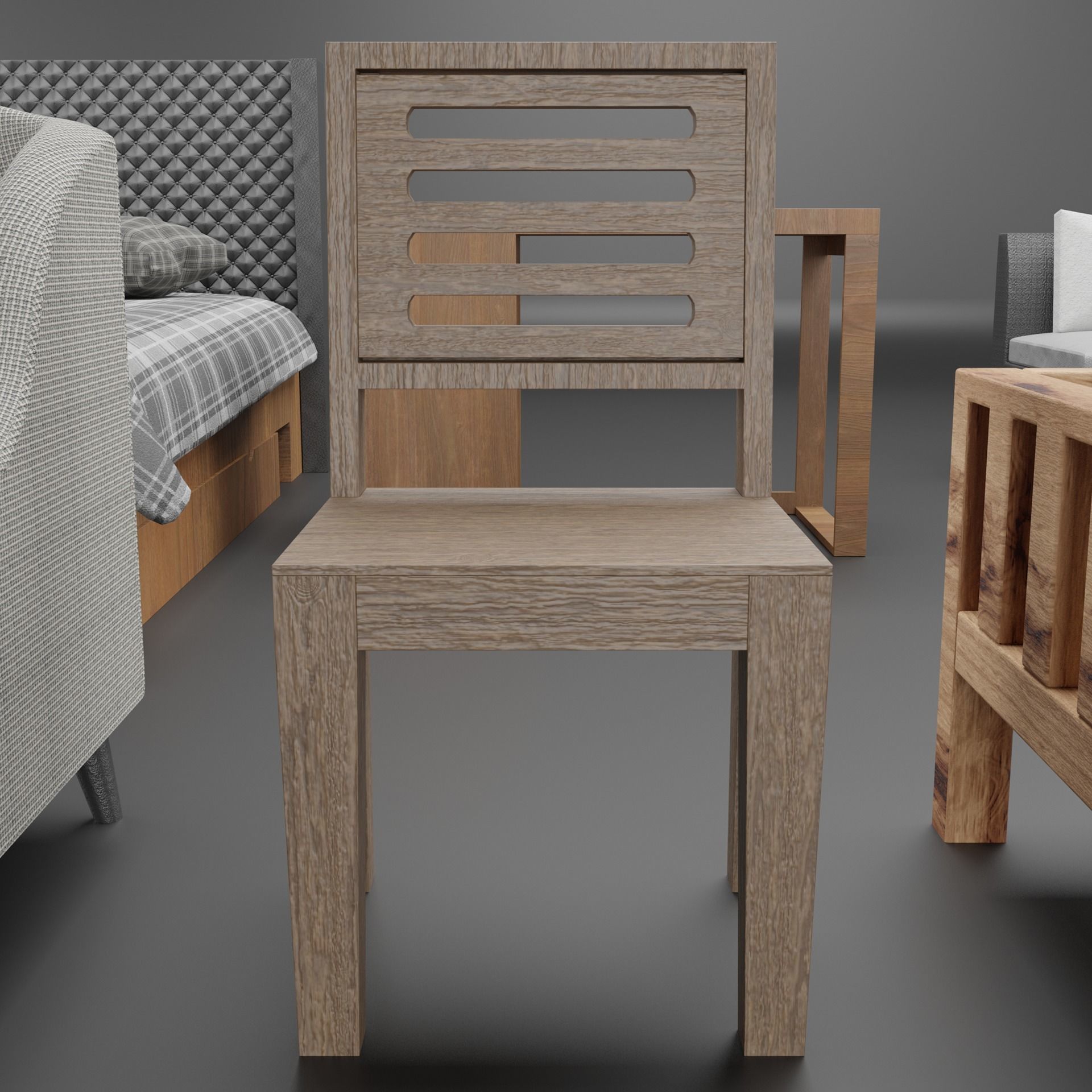 Furniture free 3D model | CGTrader