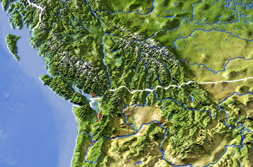 Canada High resolution 3D relief maps 3D model | CGTrader