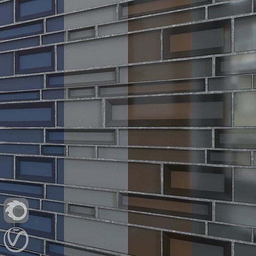 Porcelanosa Bezel classic mosaic 3D model | CGTrader