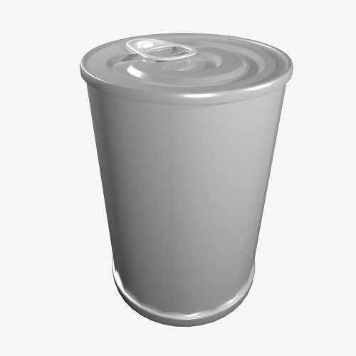 Tin can 3D model | CGTrader