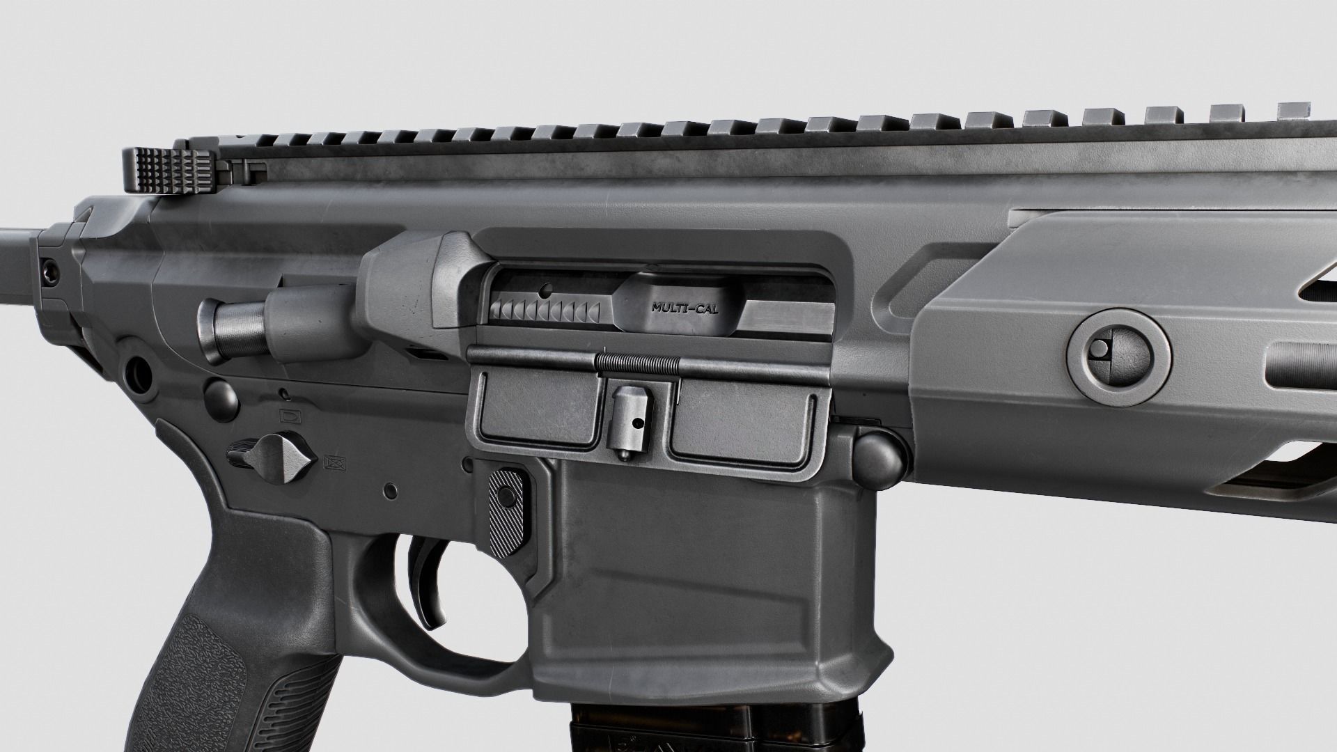 3D model Sig Sauer MCX Virtus Assault Rifle VR / AR / low-poly | CGTrader