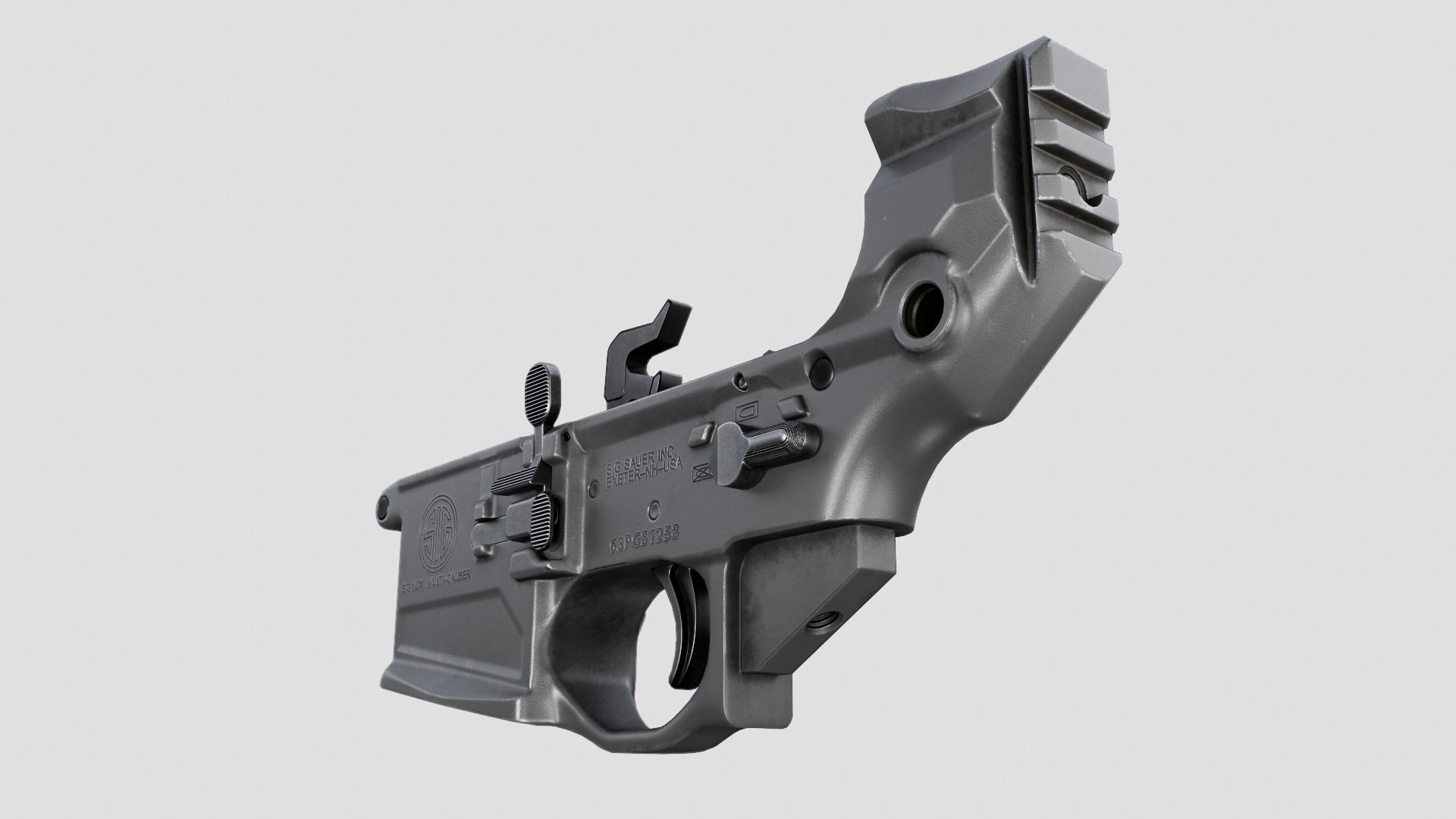 3D model Sig Sauer MCX Virtus Assault Rifle VR / AR / low-poly | CGTrader