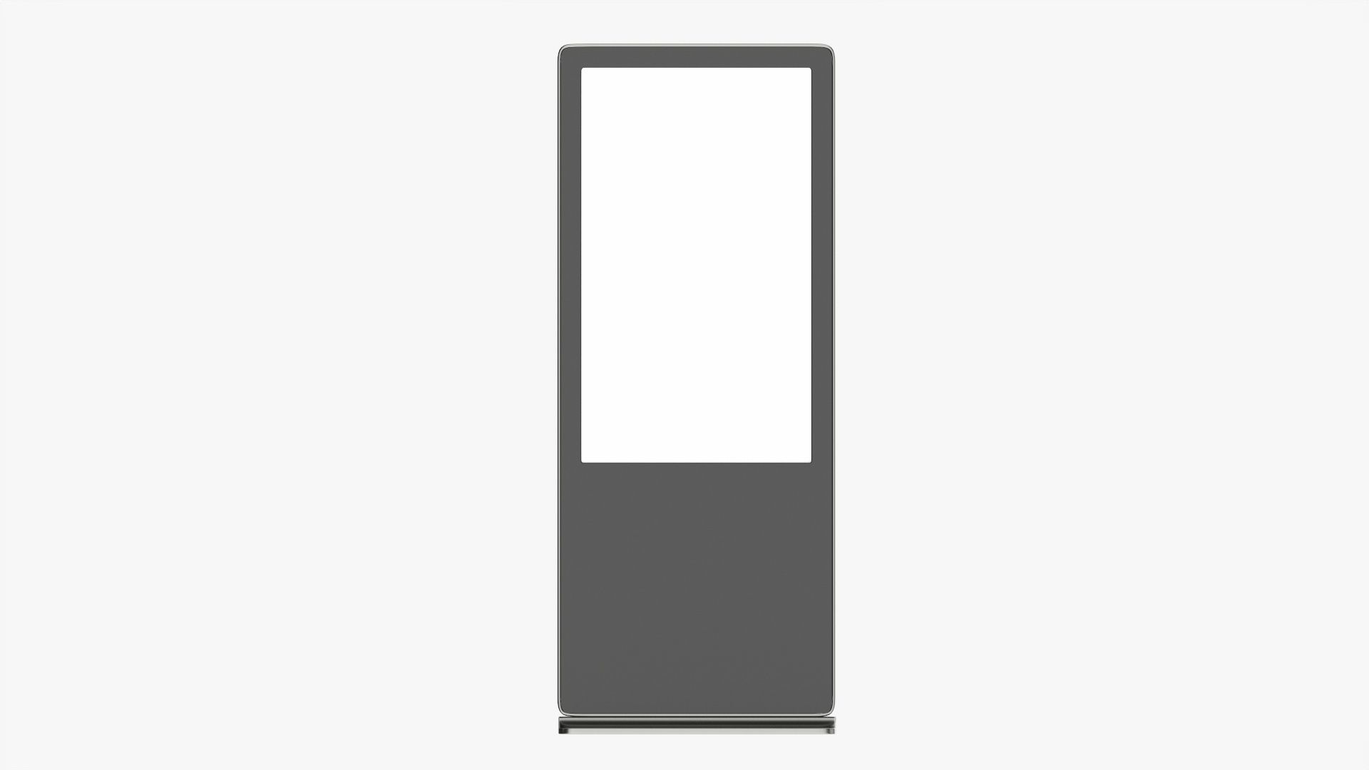 Advertising display LCD mockup 3D model | CGTrader