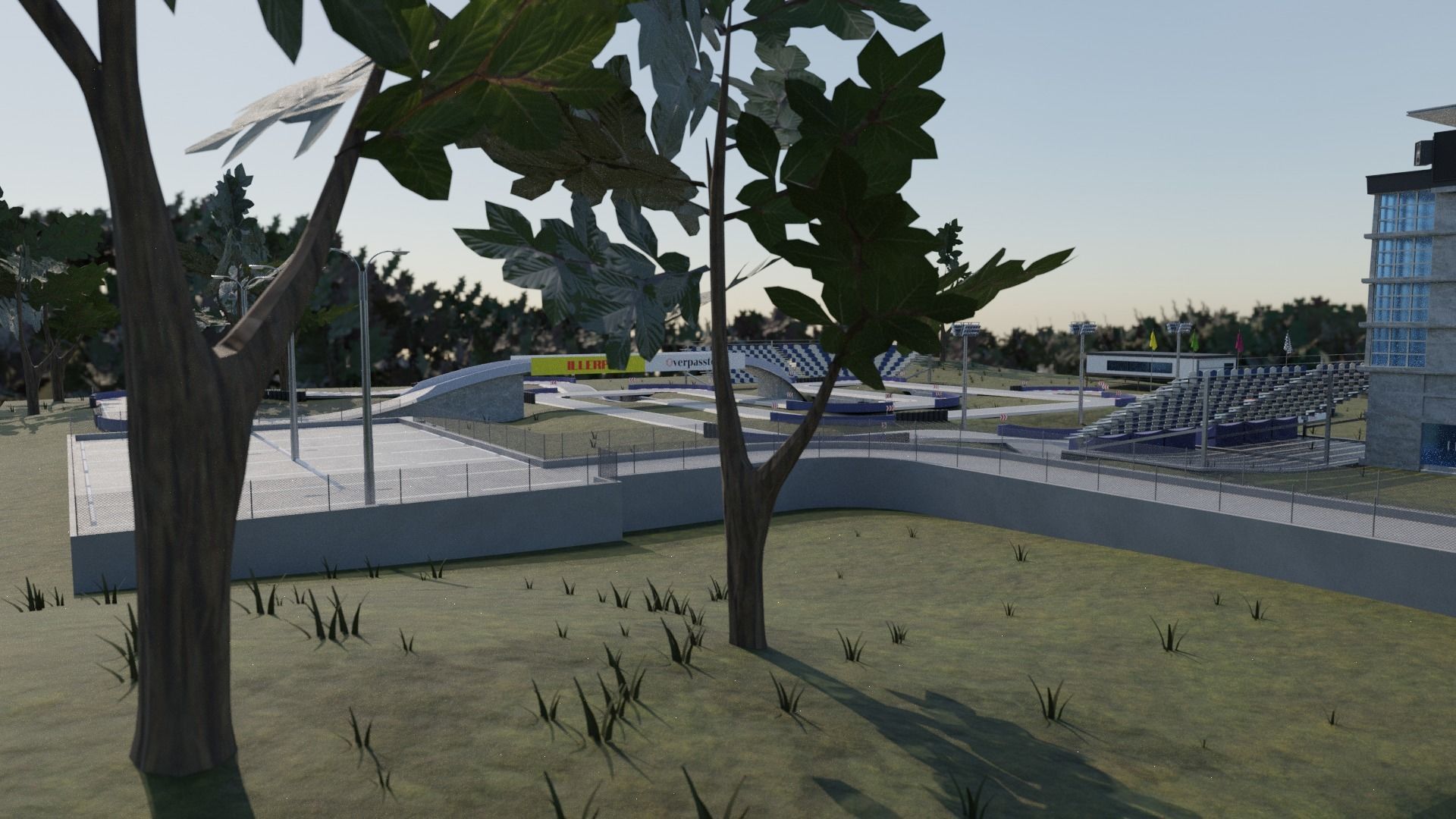 3D model Go Kart race track VR / AR / low-poly | CGTrader