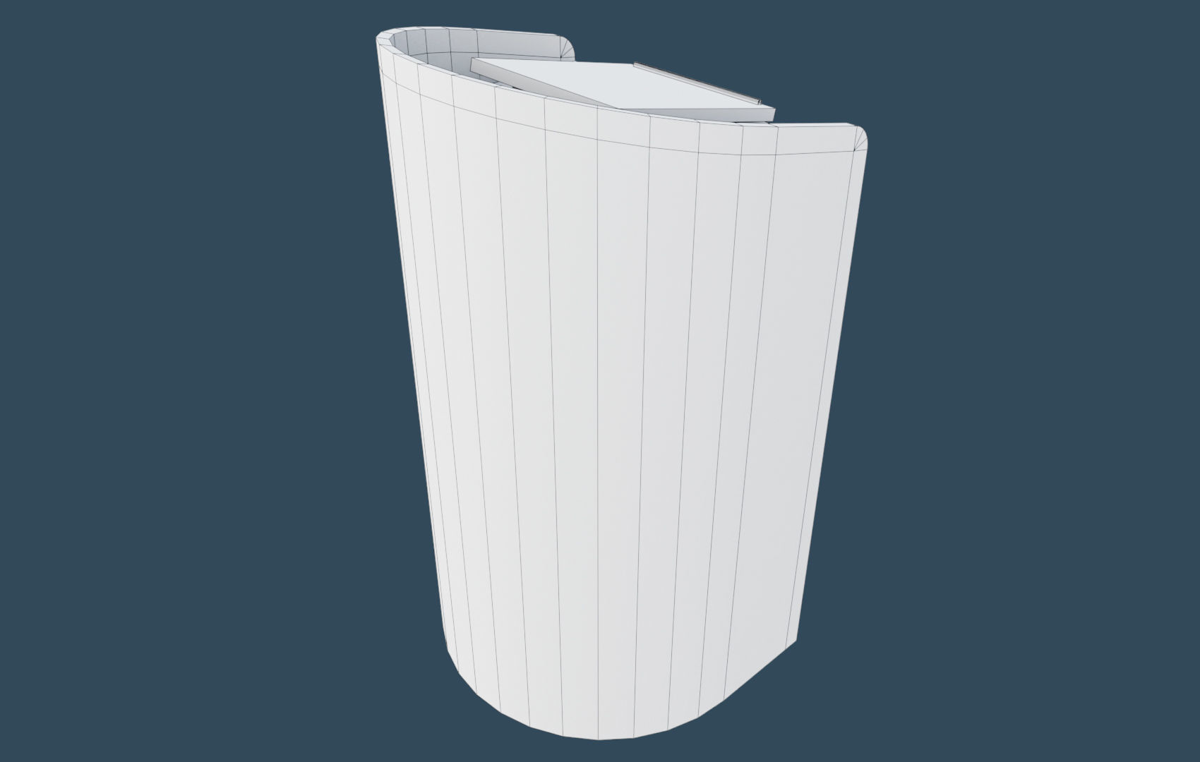 3D model Round Wooden Pulpit VR / AR / low-poly | CGTrader