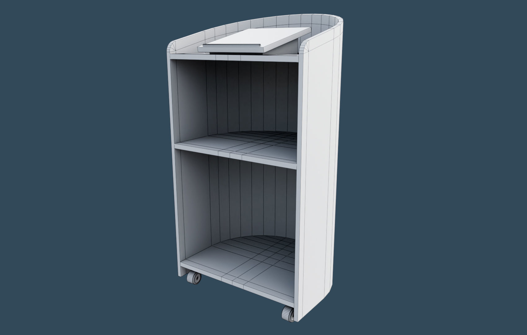 3D model Round Wooden Pulpit VR / AR / low-poly | CGTrader