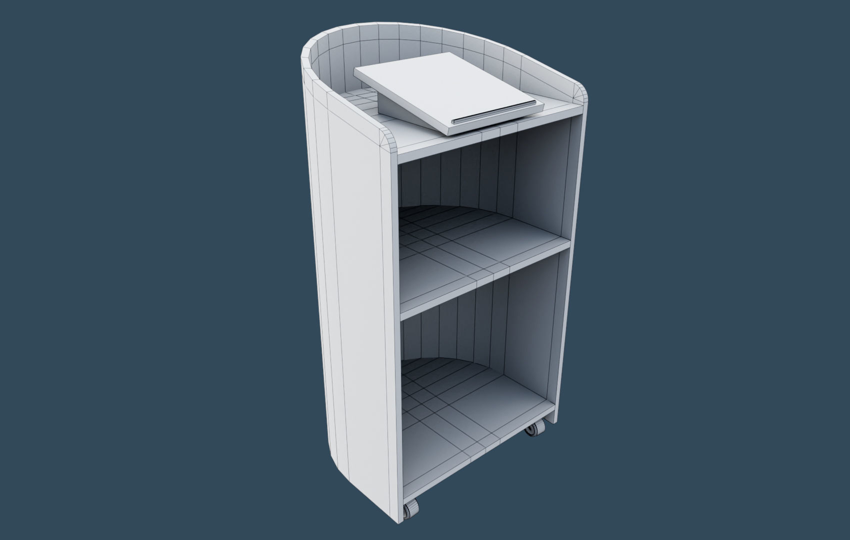 3D model Round Wooden Pulpit VR / AR / low-poly | CGTrader