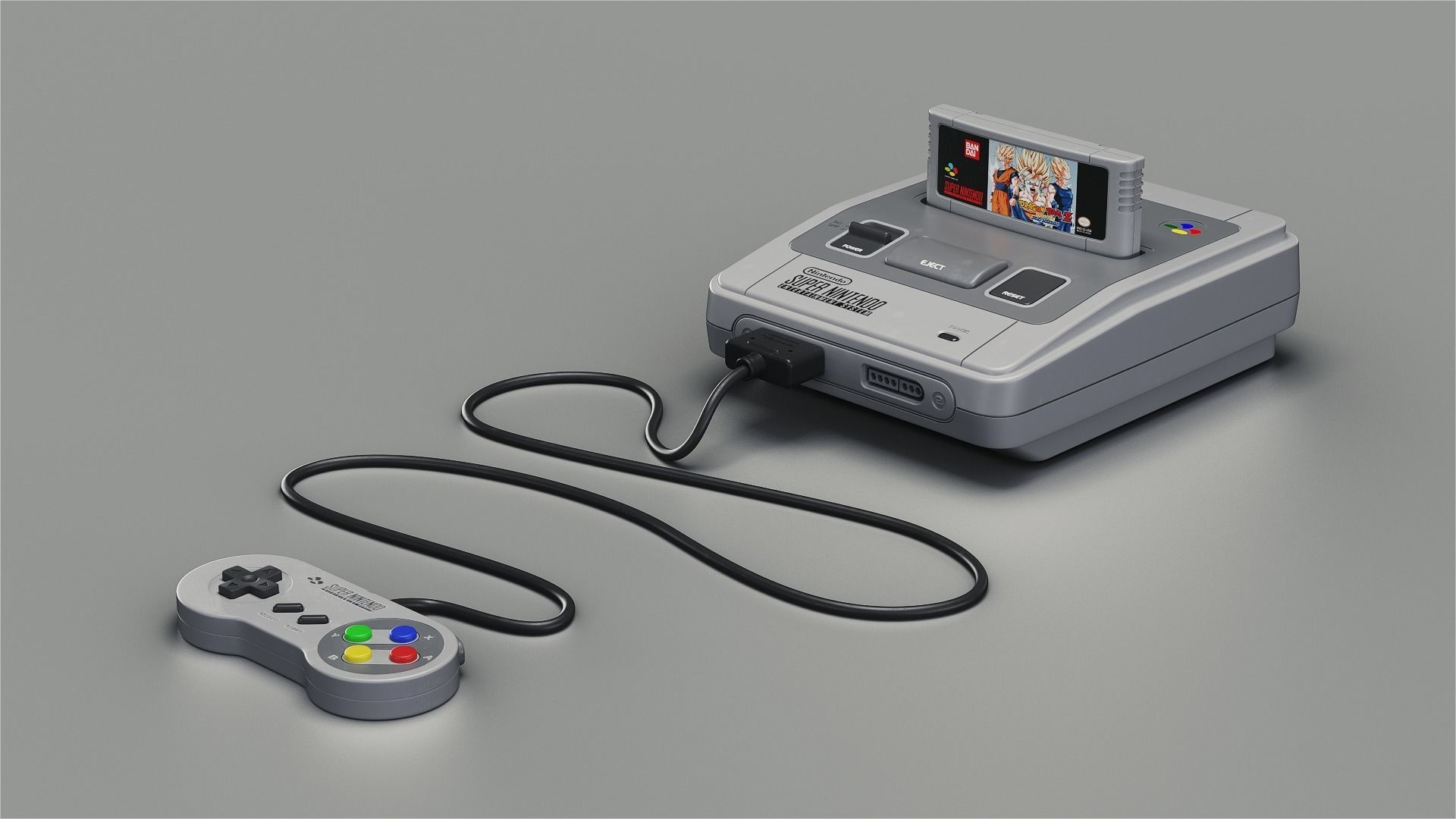 Super Nintendo Entertainment System 3D model | CGTrader