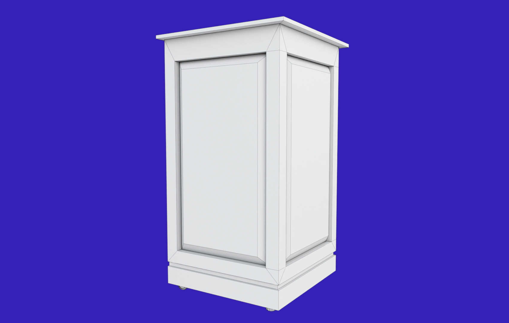 3D model Rectangular Pulpit VR / AR / low-poly | CGTrader