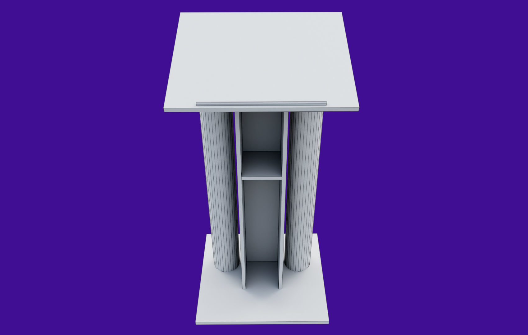 3D model Pulpit With Metal Columns VR / AR / low-poly | CGTrader