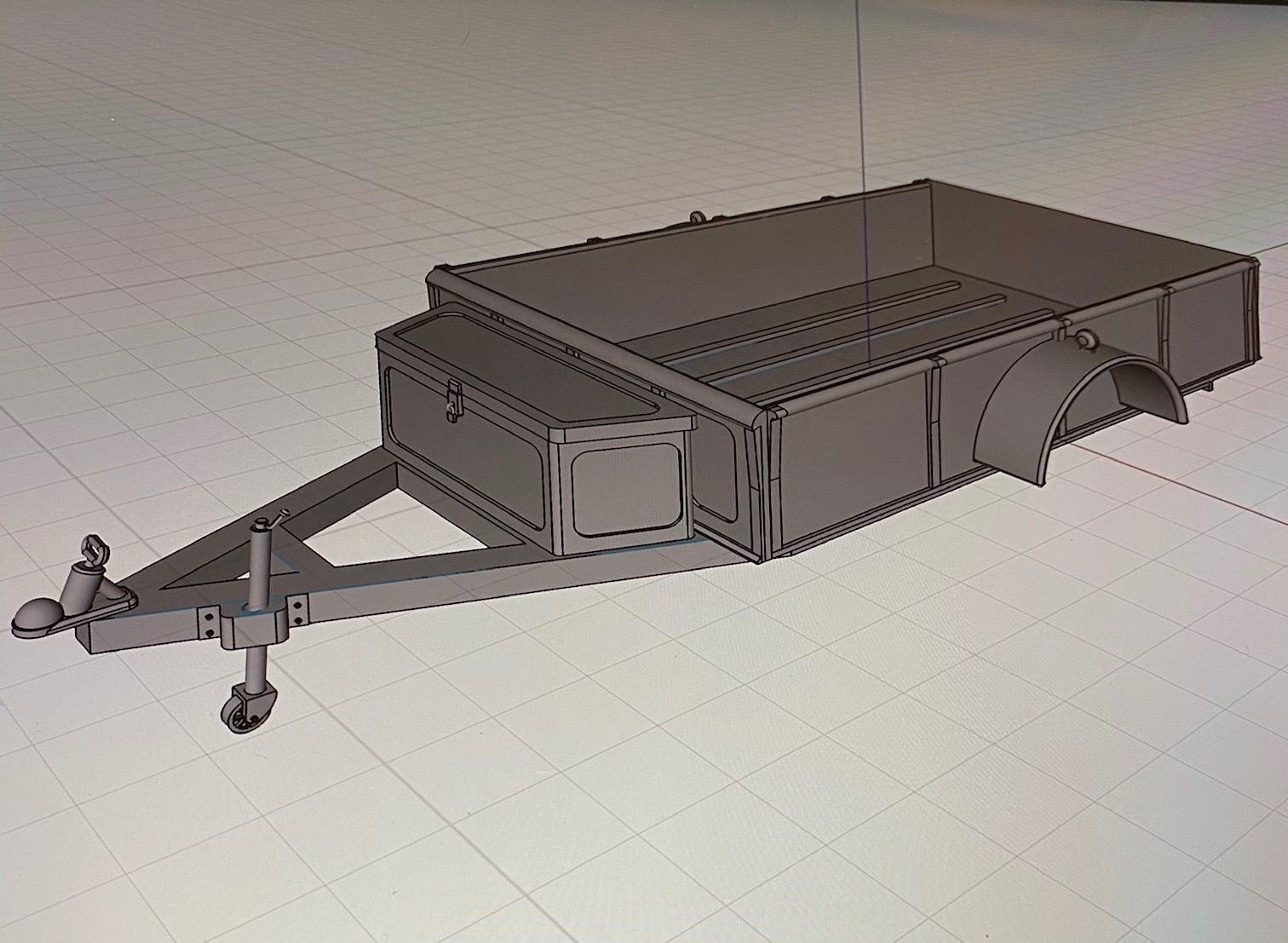 Box trailer diorama 3D model 3D printable | CGTrader