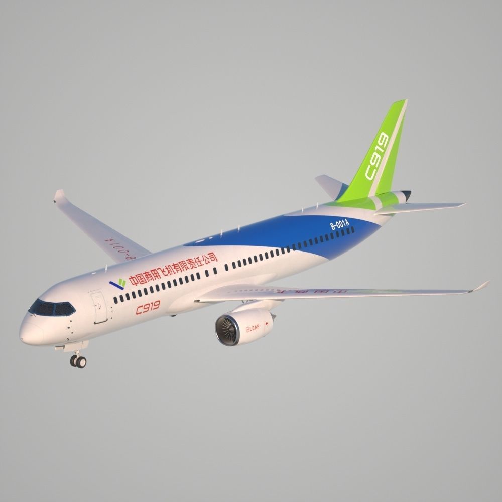 COMAC C919 3D model | CGTrader