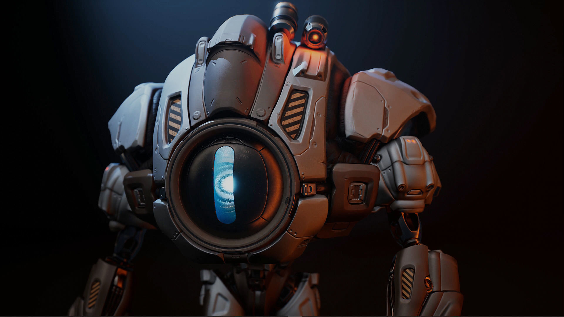 3D model Heavy Bot for Unreal Engine 4 VR / AR / low-poly rigged | CGTrader