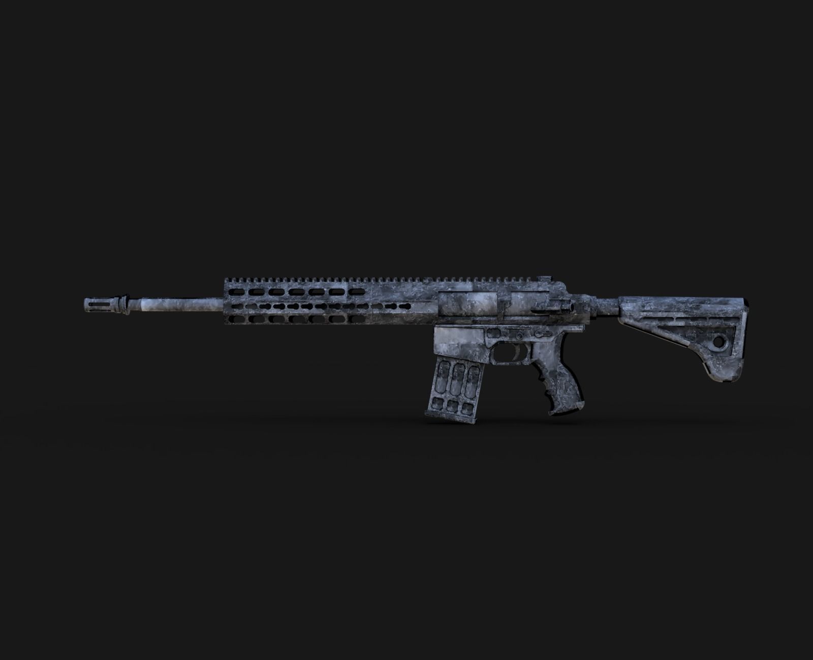 3D model Haenel assault rifle VR / AR / low-poly | CGTrader