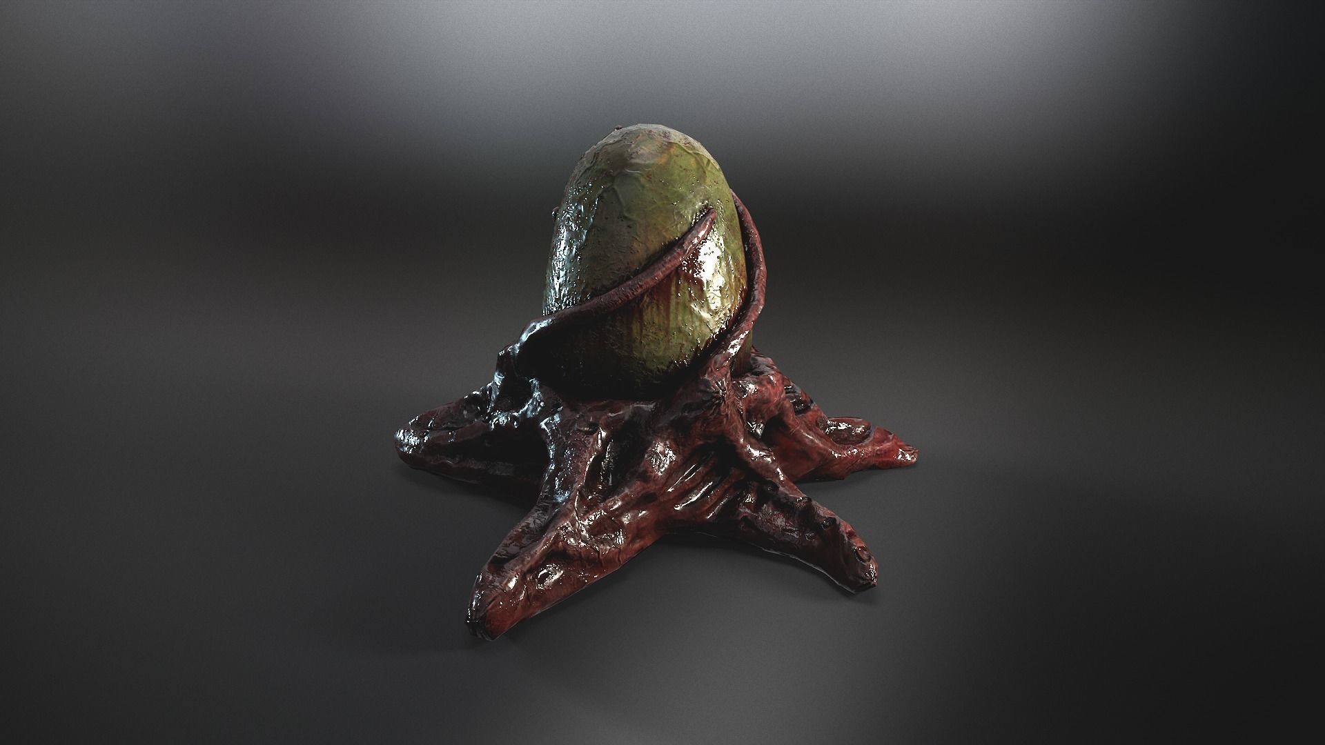 3D model Biomass corruption monster egg VR / AR / low-poly | CGTrader