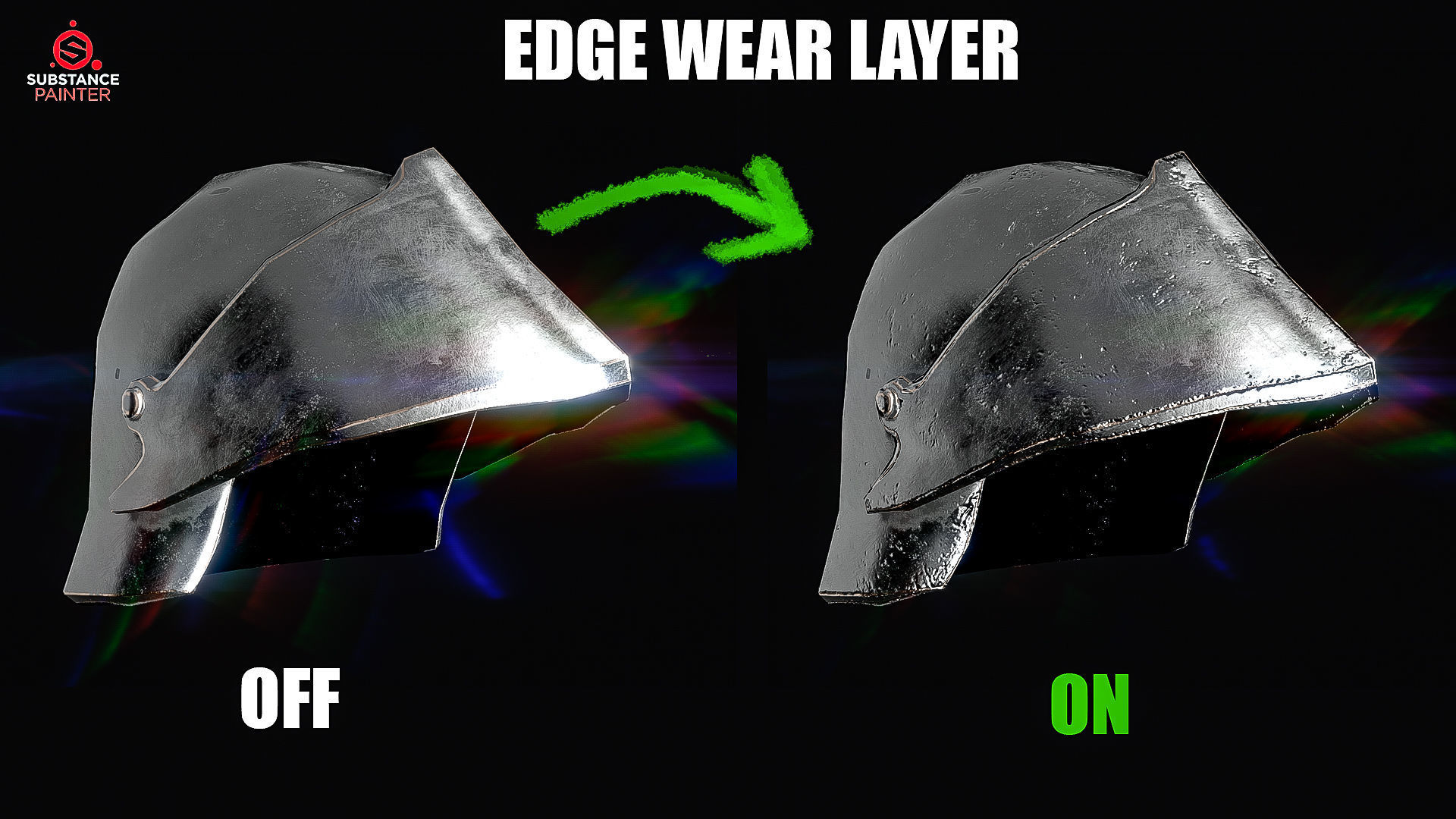 Metal Smart Materials with Edge Wear for Substance Painter Texture ...