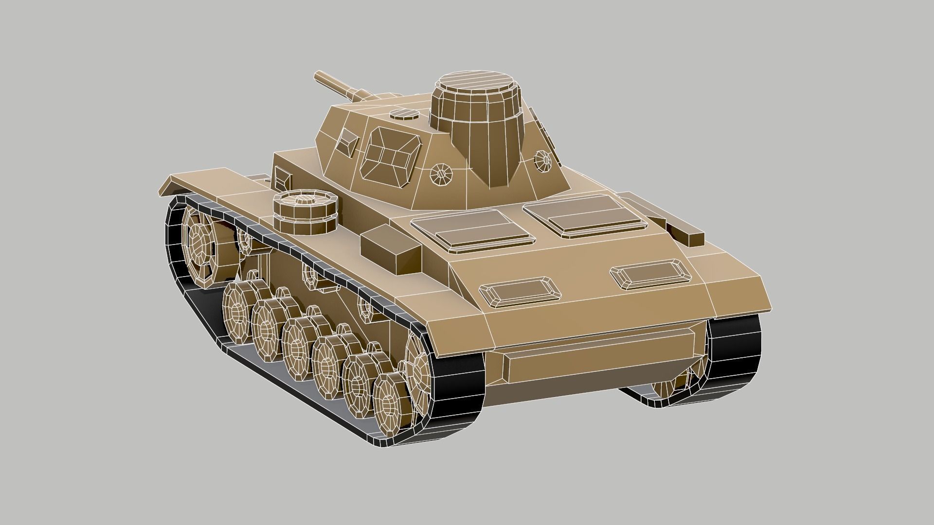 3D model Set of low poly tanks VR / AR / low-poly | CGTrader