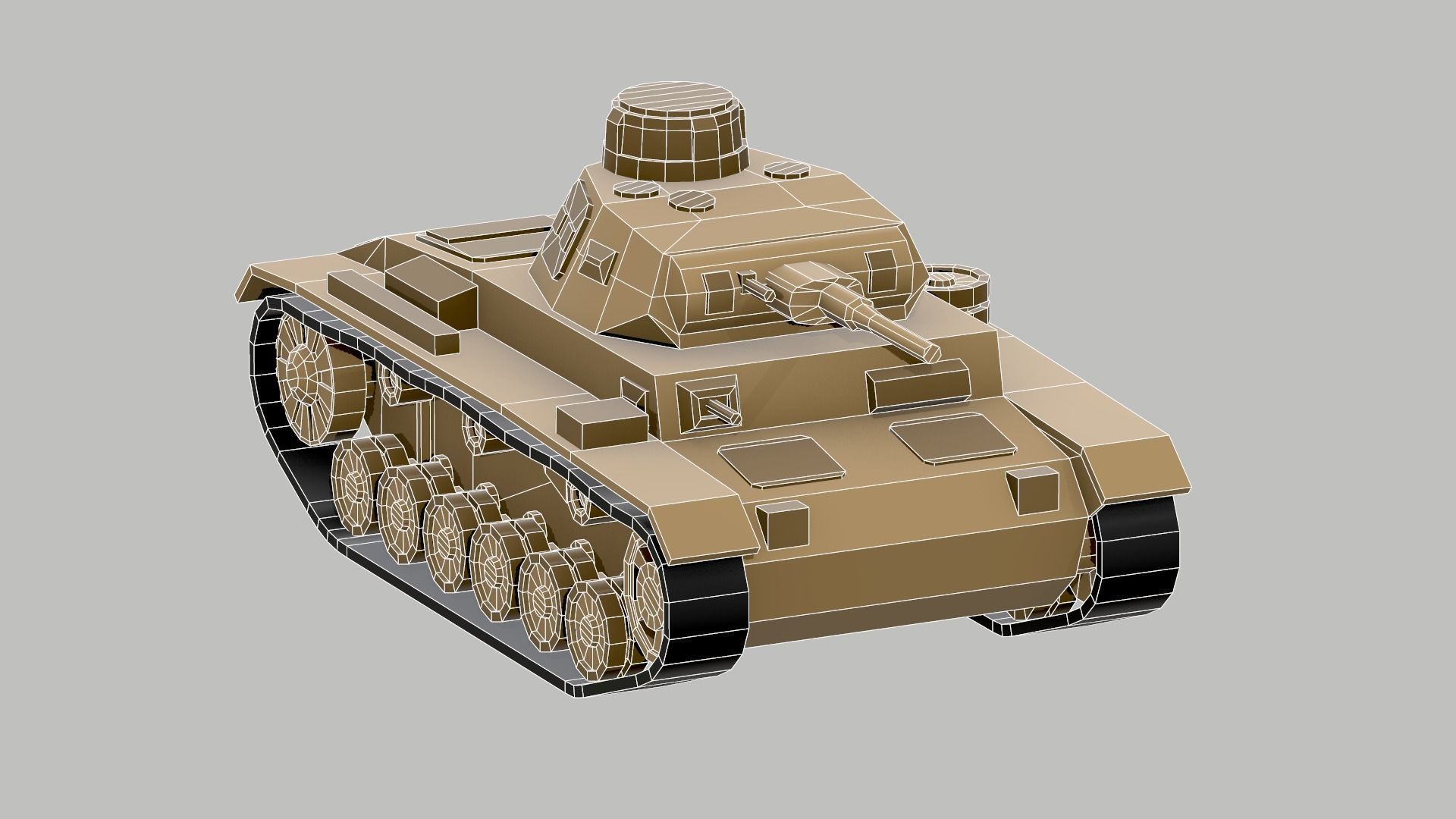 3D model Set of low poly tanks VR / AR / low-poly | CGTrader