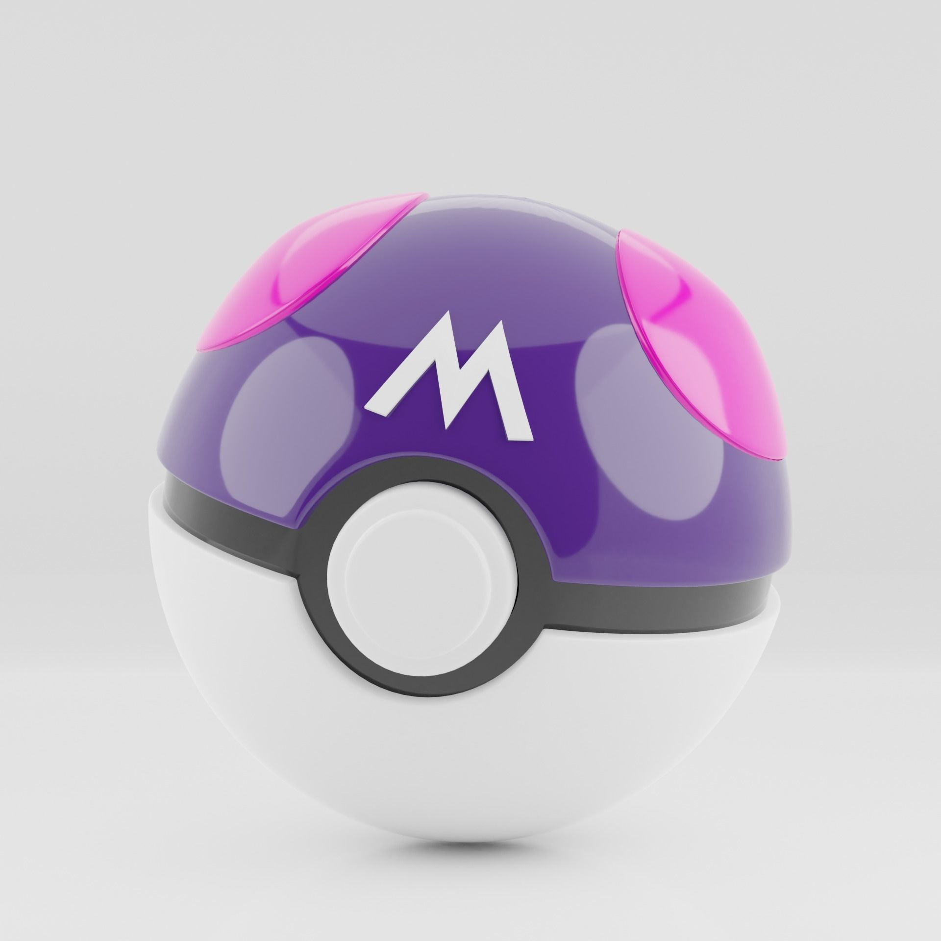 Classic Poke Balls free 3D model | CGTrader