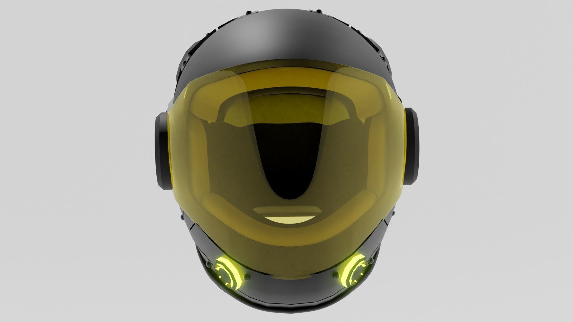 COSMOPUNK helmet with eyes 3D model | CGTrader