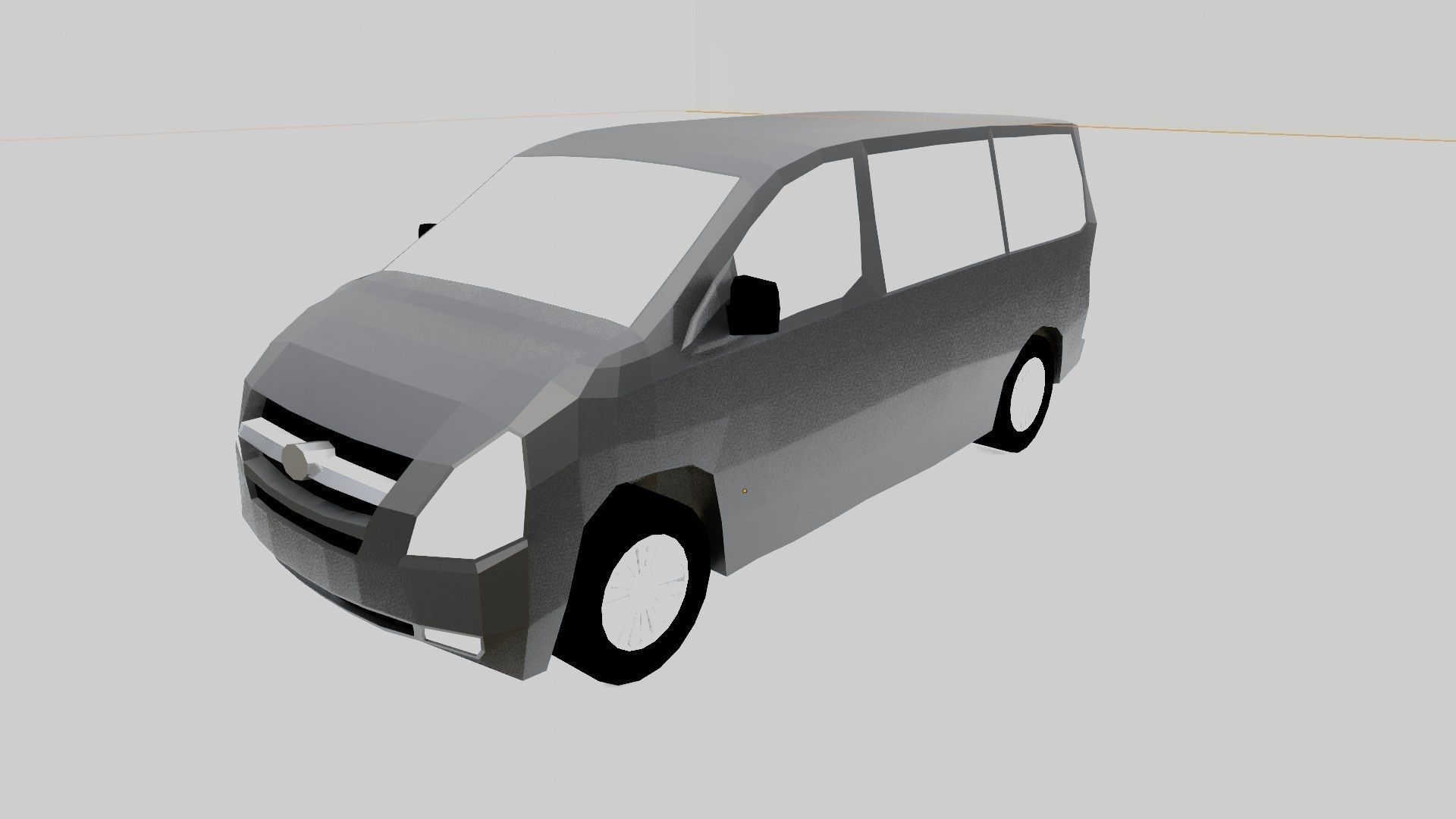 3D model MPV model low poly van VR / AR / low-poly | CGTrader