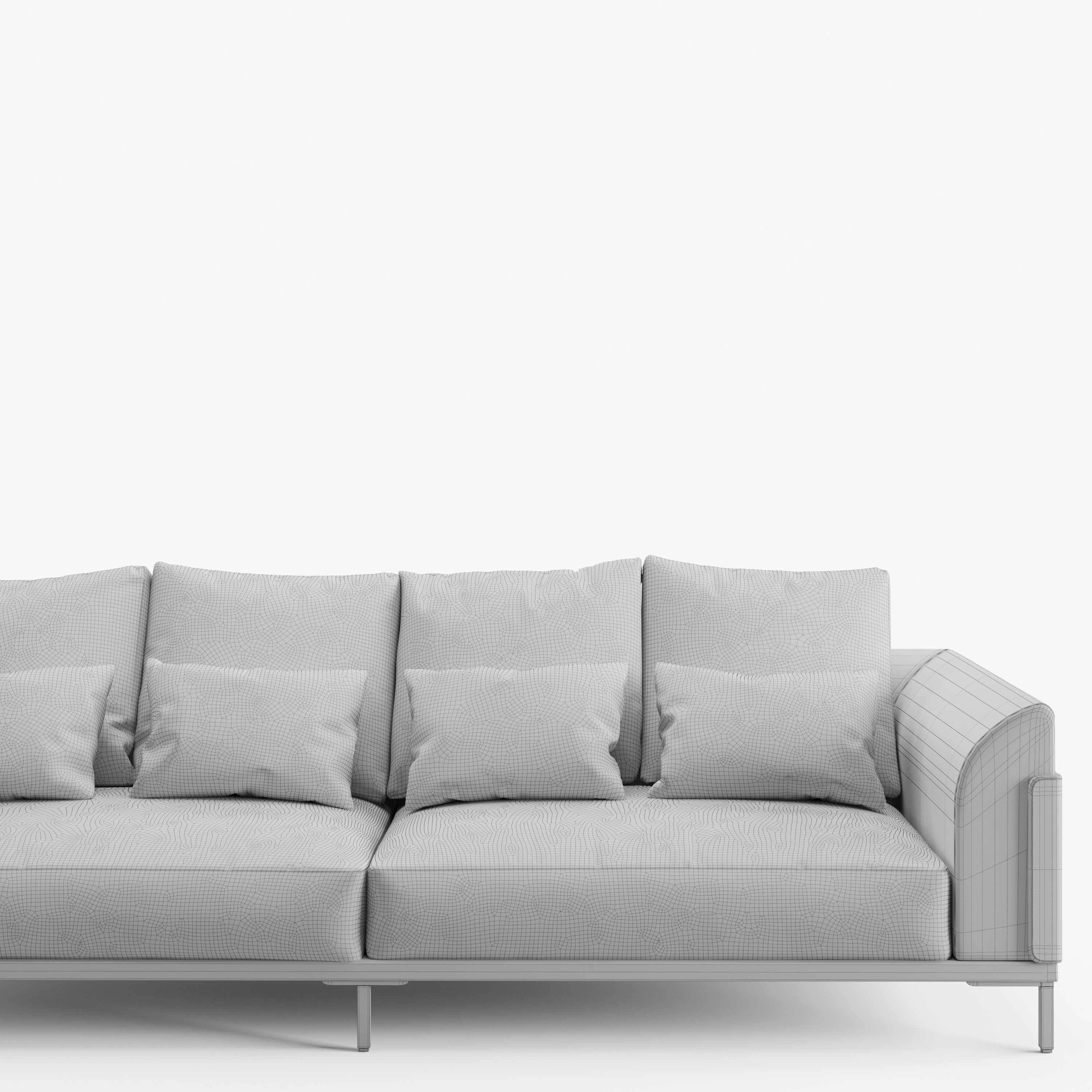 Inedito Asnaghi Vittoria Sofa 3D model | CGTrader