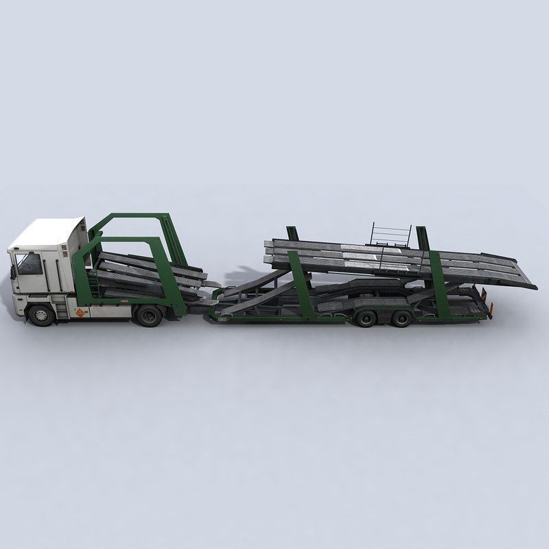 3D model Car Transporter Truck VR / AR / low-poly | CGTrader