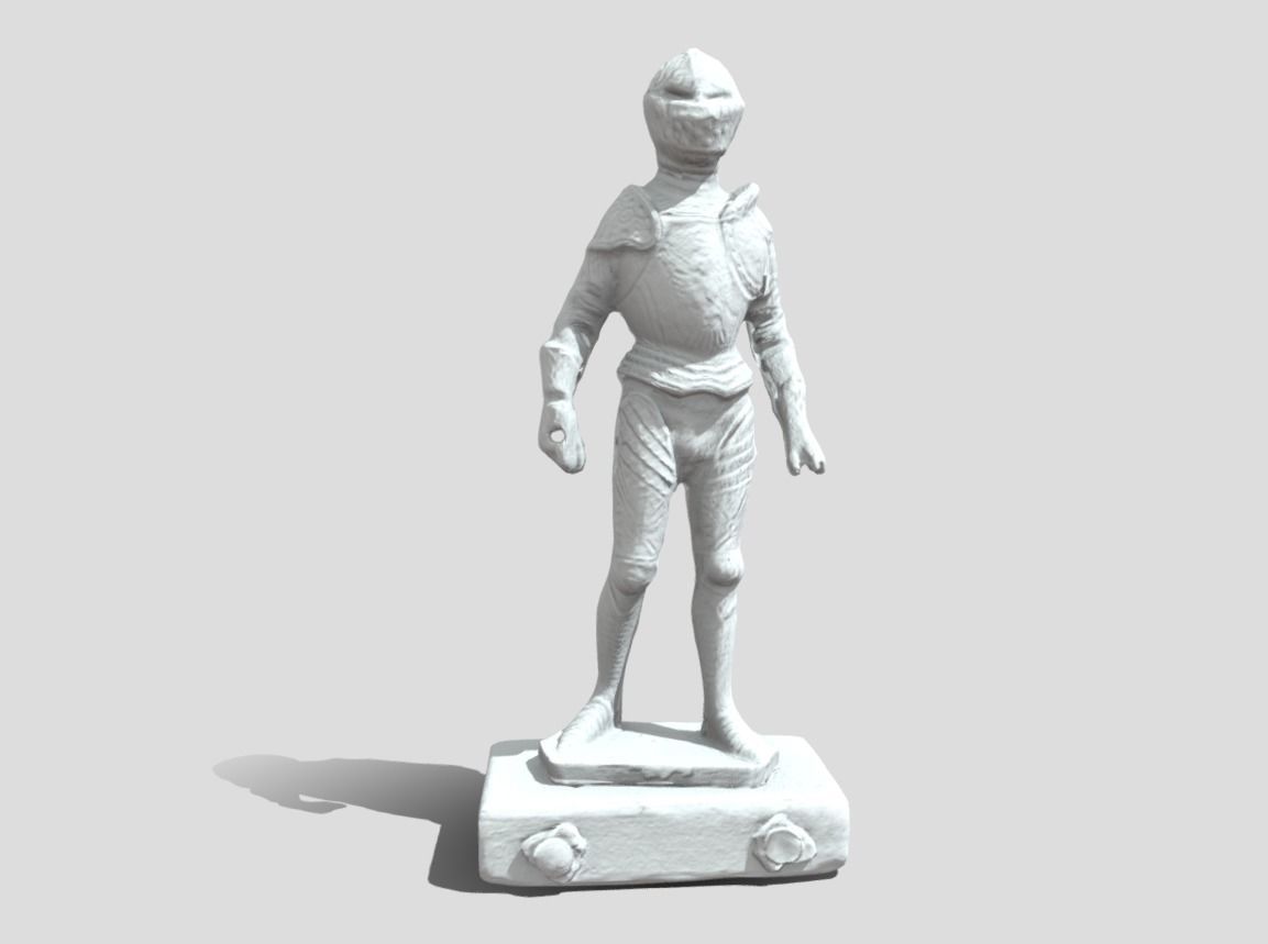 3D model Vintage Bronze Knight 3D Scan 8k VR / AR / low-poly | CGTrader