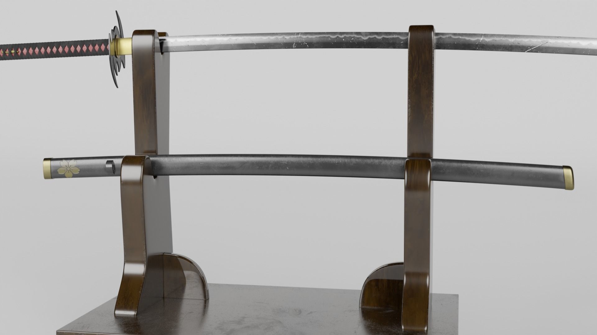 Yami the Shadow Katana 3D model | CGTrader