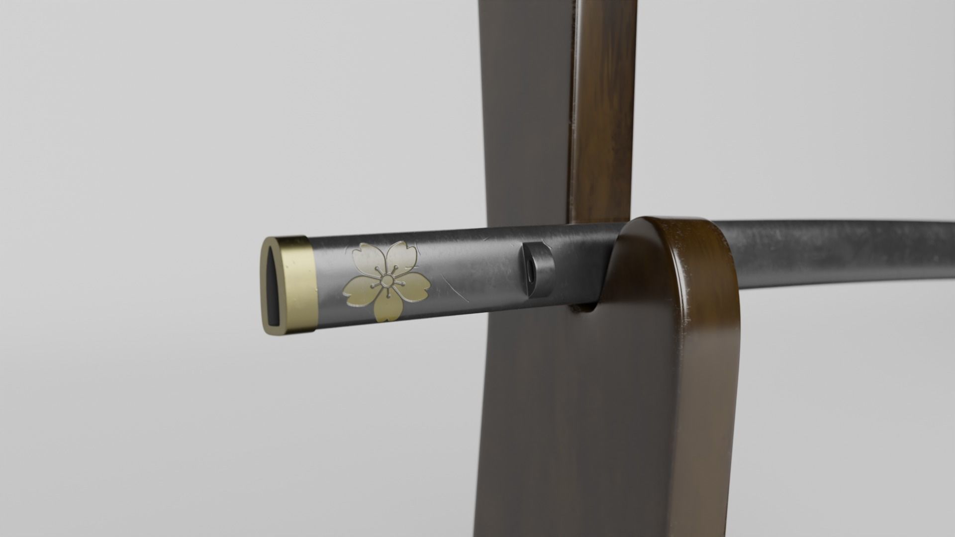 Yami the Shadow Katana 3D model | CGTrader