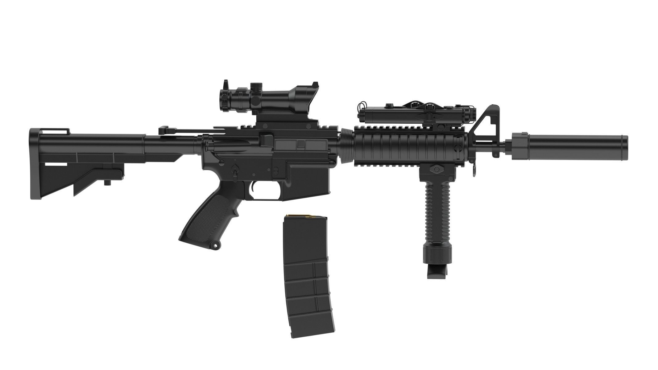 Colt Canada C8SFW 3D model | CGTrader