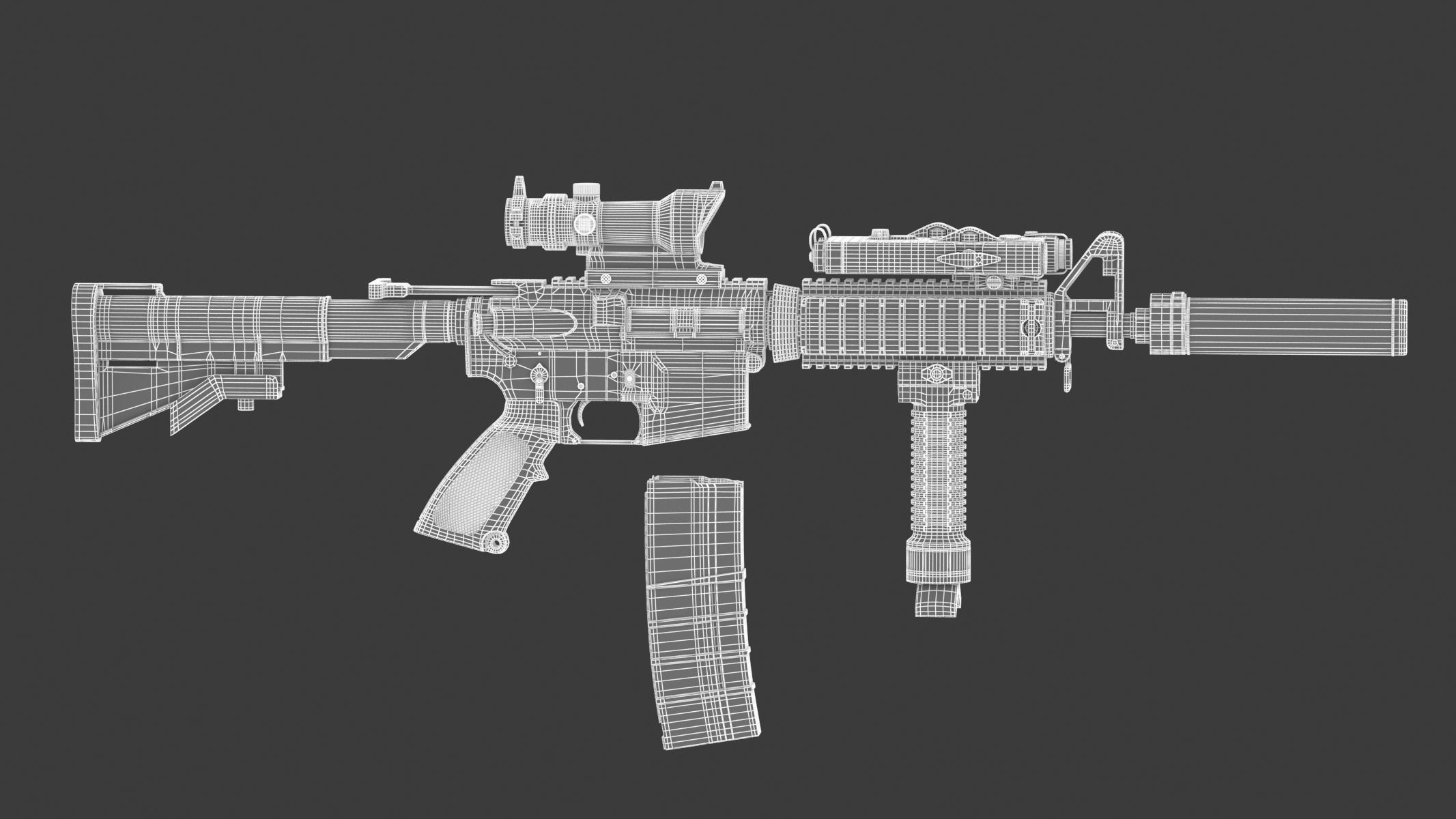 Colt Canada C8SFW 3D model | CGTrader