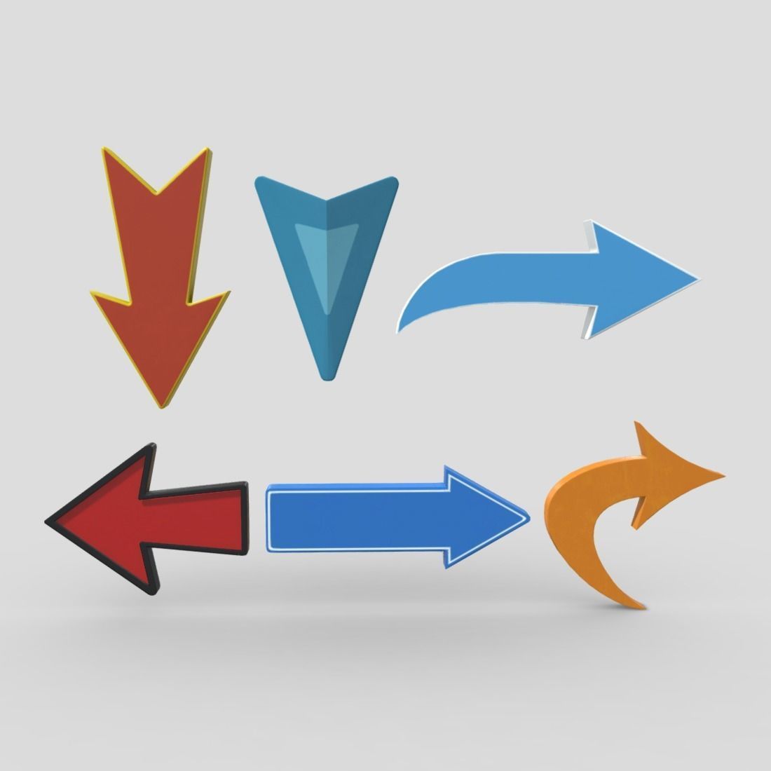 3D model Arrow Pack VR / AR / low-poly | CGTrader