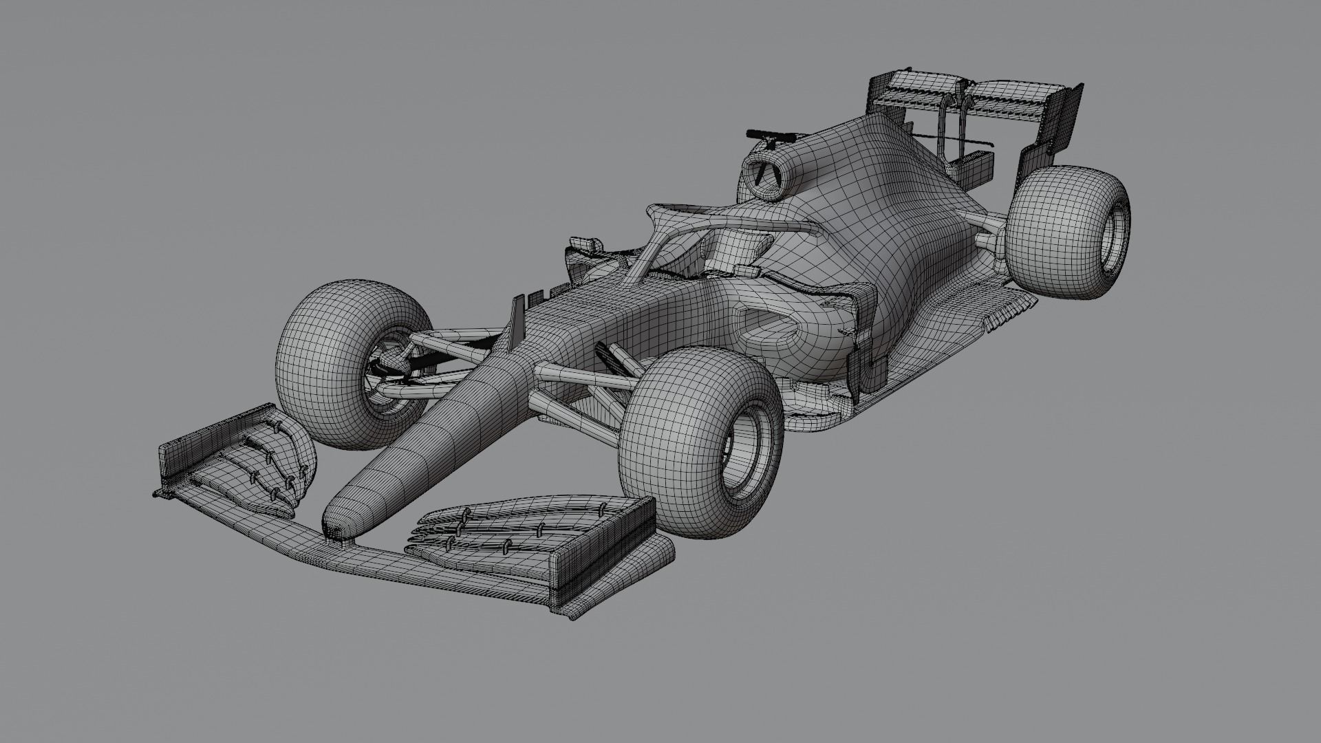 Formula One Car 3D model | CGTrader