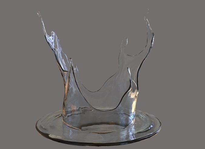 3D model Splash Effect VR / AR / low-poly | CGTrader