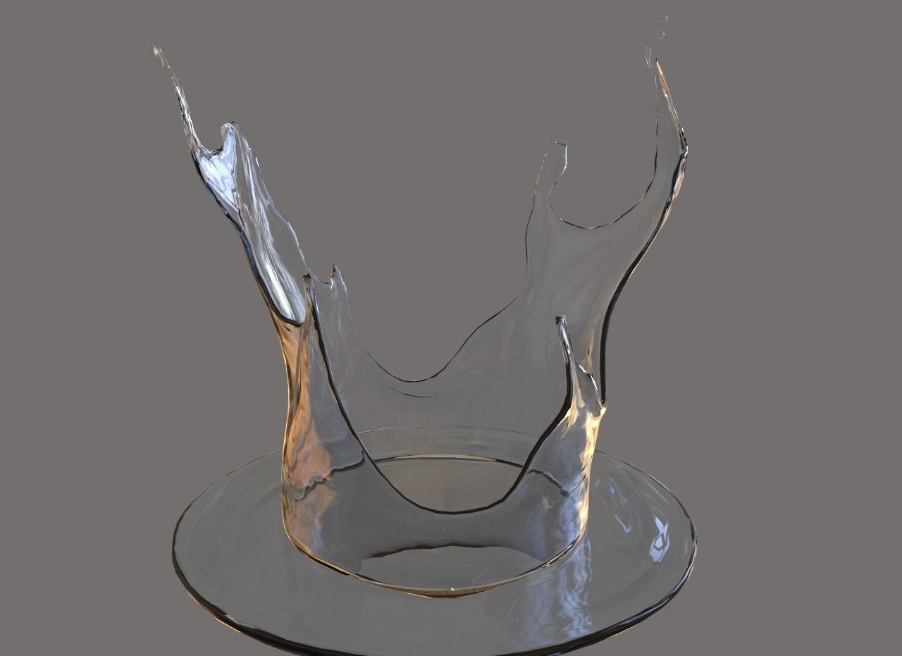 3D model Splash Effect VR / AR / low-poly | CGTrader