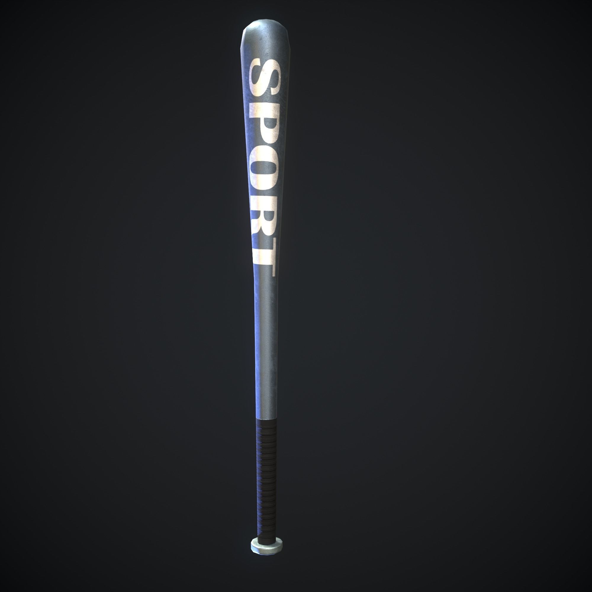 3D model Metal baseball bat VR / AR / low-poly | CGTrader
