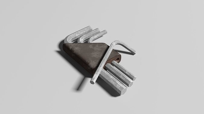 Hex Key 3D model | CGTrader