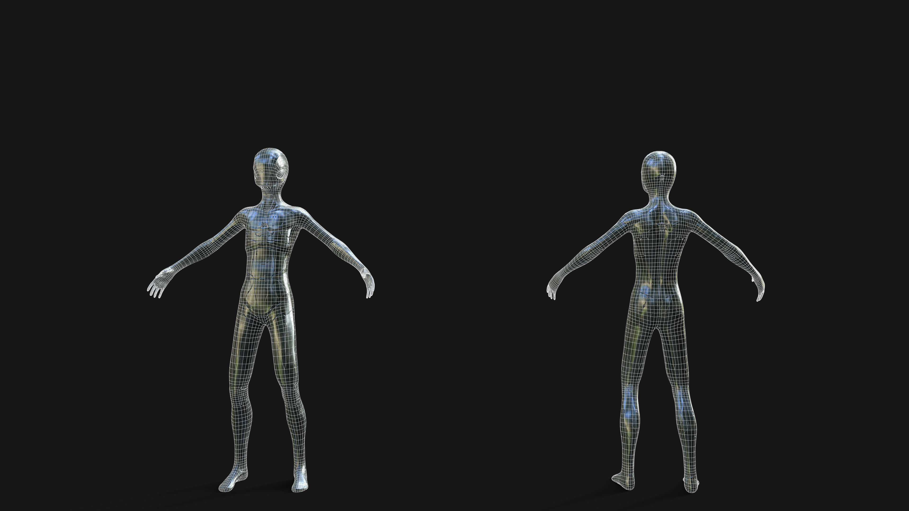 3D model Young Nano-Cyborg VR / AR / low-poly rigged | CGTrader