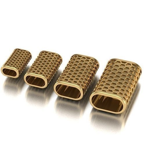 CHARMS three gold bars stacked 3D model 3D printable | CGTrader