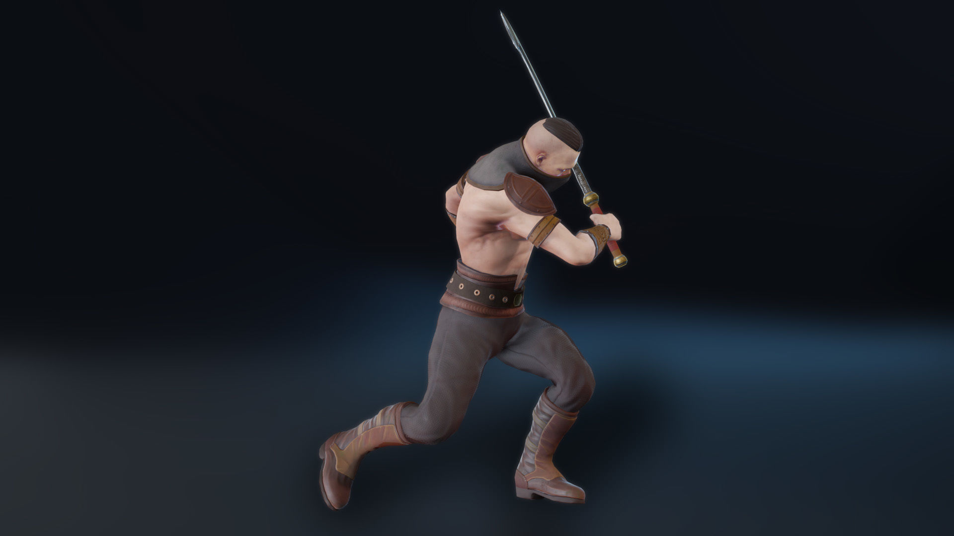 3D model Delran Warrior VR / AR / low-poly | CGTrader