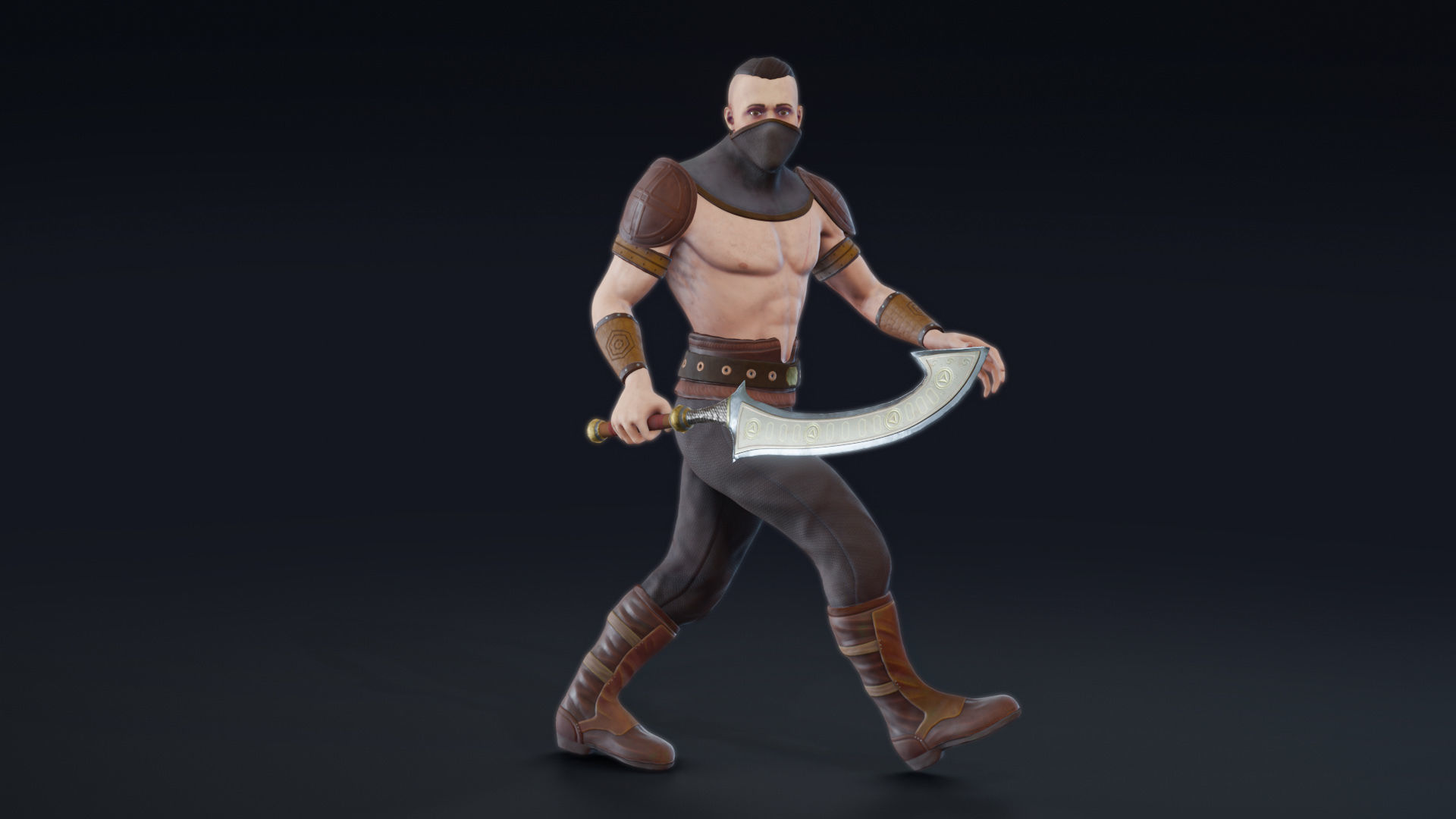 3D model Delran Warrior VR / AR / low-poly | CGTrader