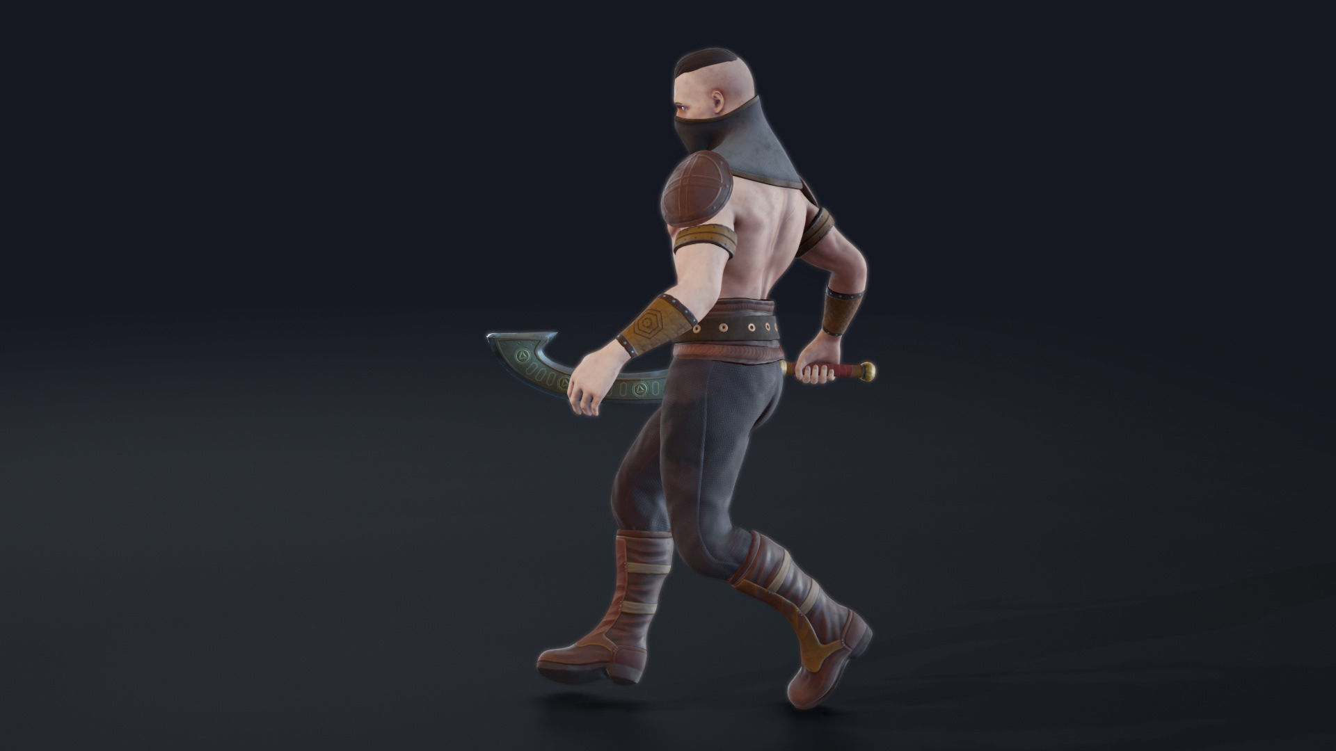 3D model Delran Warrior VR / AR / low-poly | CGTrader