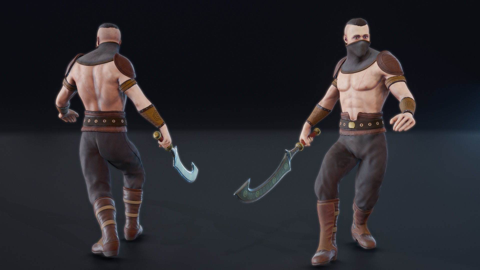 3D model Delran Warrior VR / AR / low-poly | CGTrader