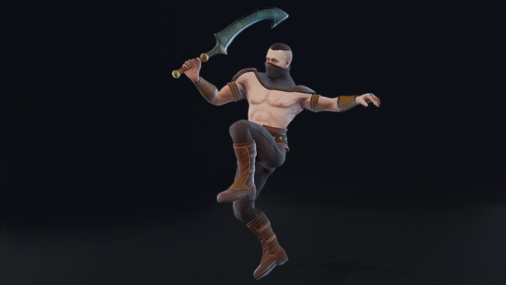 3D model Delran Warrior VR / AR / low-poly | CGTrader