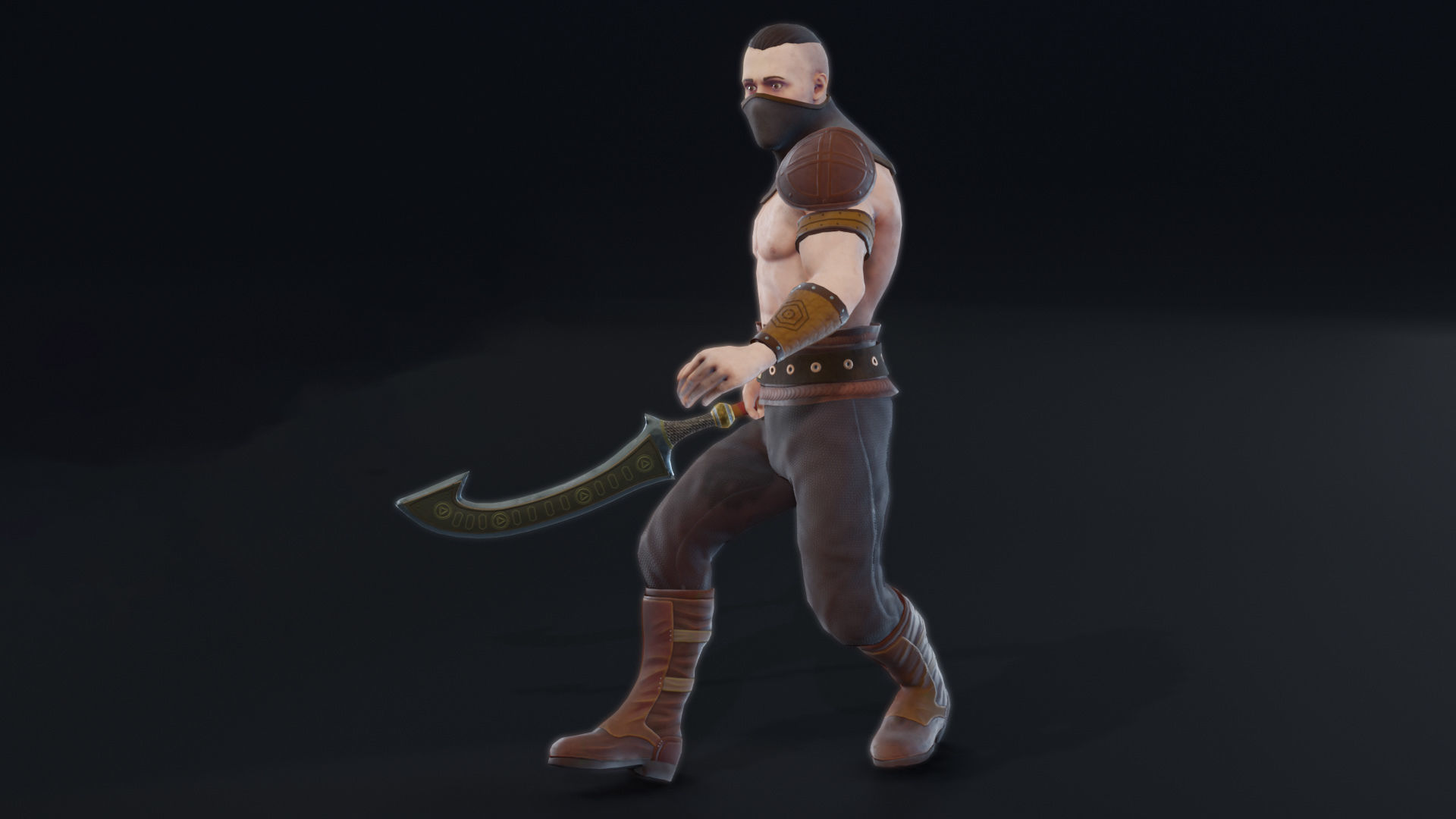 3D model Delran Warrior VR / AR / low-poly | CGTrader