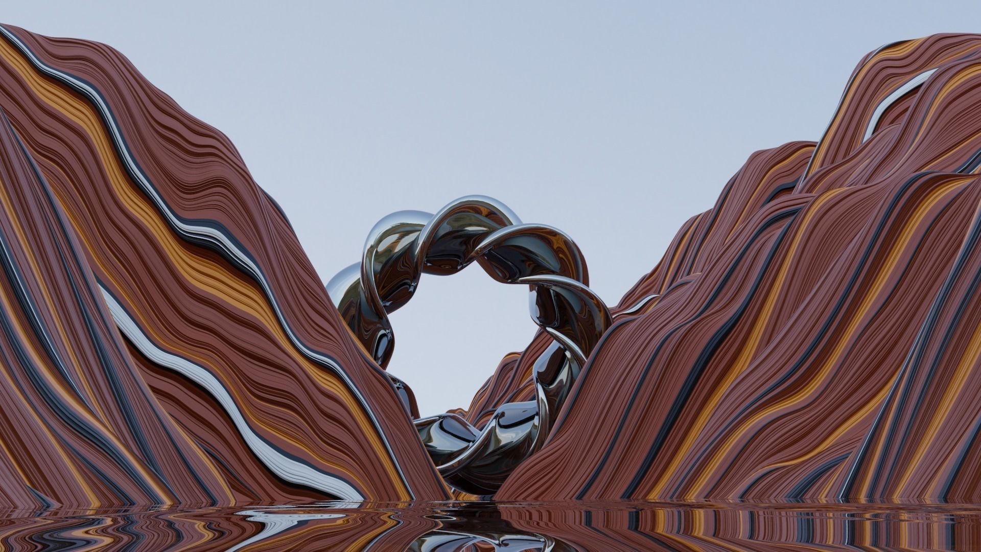 Surreal Science-Fiction Landscape 3D model | CGTrader