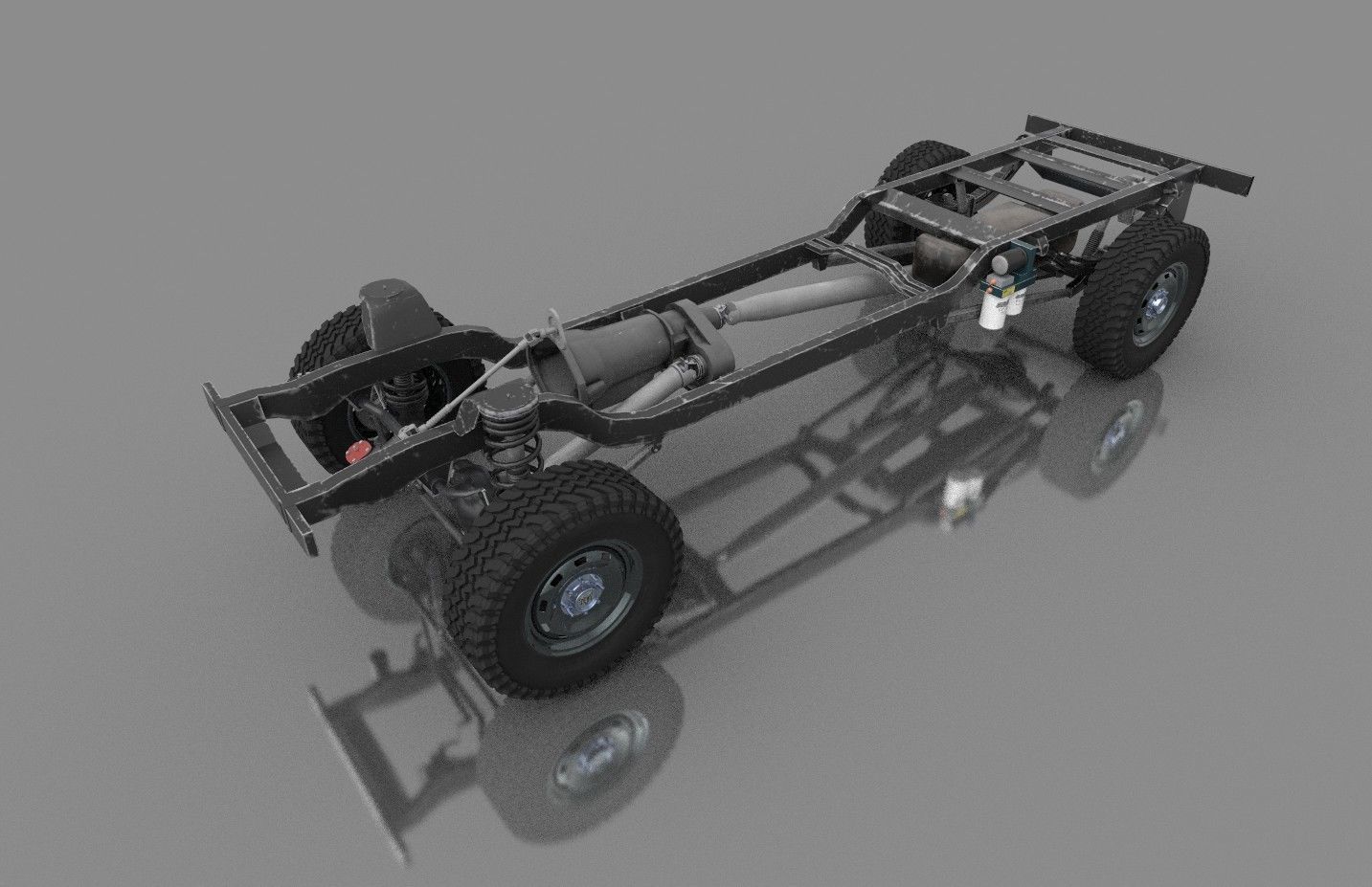 DODGE RAM 4X4 CHASSIS 3D model | CGTrader